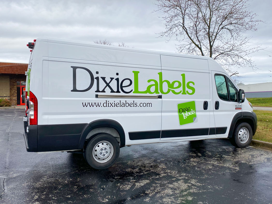 Partial Wrap - Dixie Labels - InView Graphics & Signs
