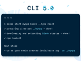 Ionic Cli V5 0 0 Brings Ionic React Beta Support Ionic Blog