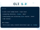 Ionic Cli V5 0 0 Brings Ionic React Beta Support Ionic Blog