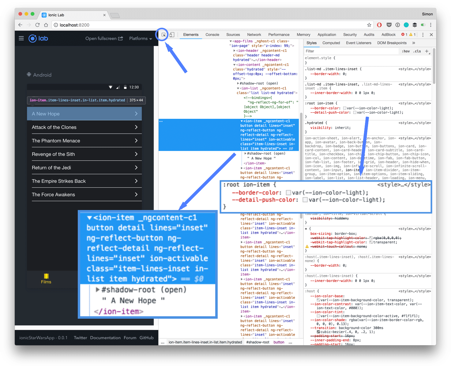 Ionic 4 Shadow Inspect Ionic Academy Learn Ionicionic Academy Learn Ionic