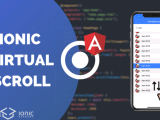 How To Use Angular Virtual Scroll With Ionic V6 Ionic Academy