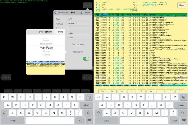 Best Terminal like VNC and SSH clients for your iPhone or iPad