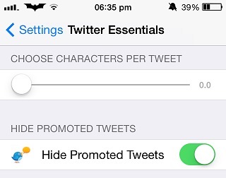 Twitter Essentials tweak lets you make useful changes to Twitter app ...