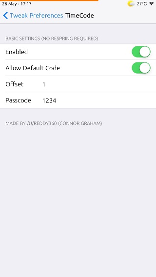 TimeCode tweak lets you have a dynamic passcode based on current time - iOS Hacker