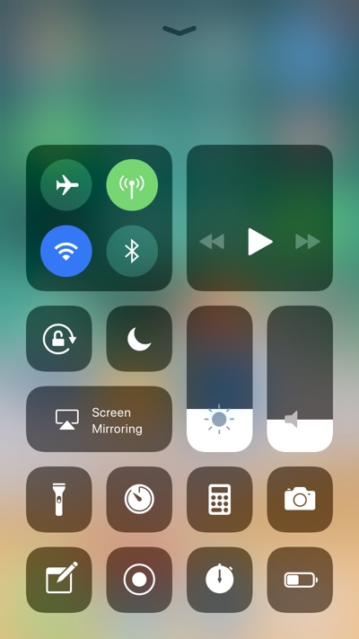 A Look At The Brand New iOS 11 Control Center - iOS Hacker