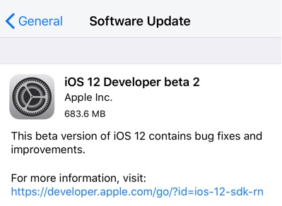 iOS 12 Beta 2 Is Now Available For Download - iOS Hacker