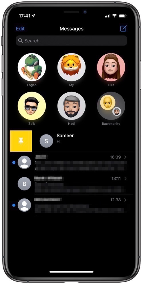 iOS 14 Lets You Pin Conversations At The Top In Messages App - iOS Hacker