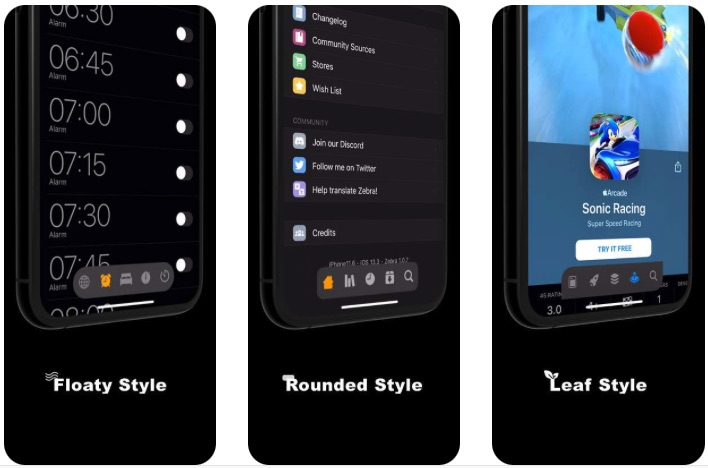 FloatyTab Tweak Turns Button Bar Into A Floating Tab - iOS Hacker