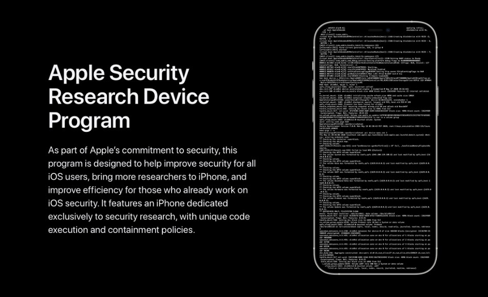 Apple Starts Taking Applications For Security Research Device Program - iOS Hacker