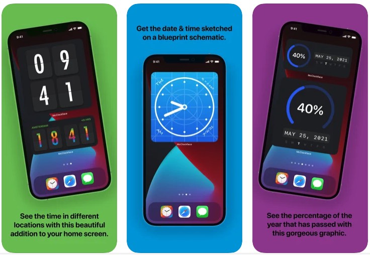 McClockface App Brings Beautiful Timepiece Widgets To The Home Screen ...