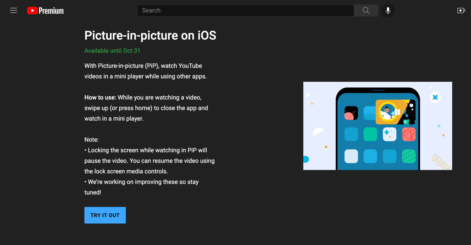 How To Use YouTube Picture-In-Picture On iPhone With YouTube Premium ...