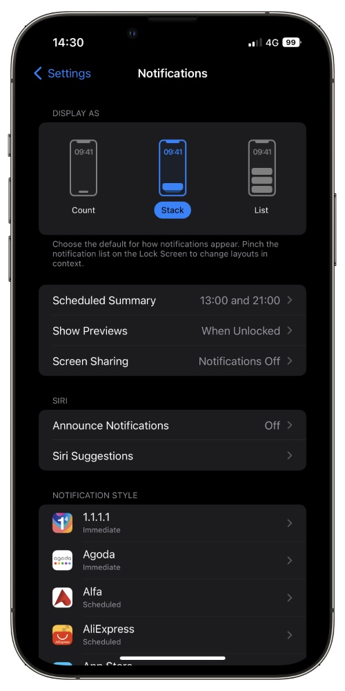 How To Switch Between Stack, List And Count Views For Lock Screen ...