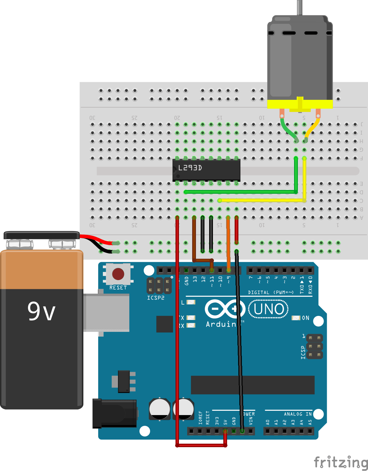 H-Bridge Motor Driver in Arduino - Iotguider