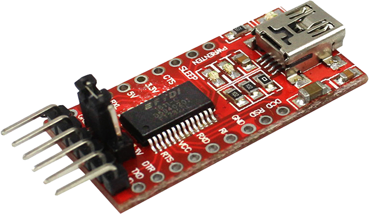 Programming using FTDI USB to TTL Serial Converter - Iotguider