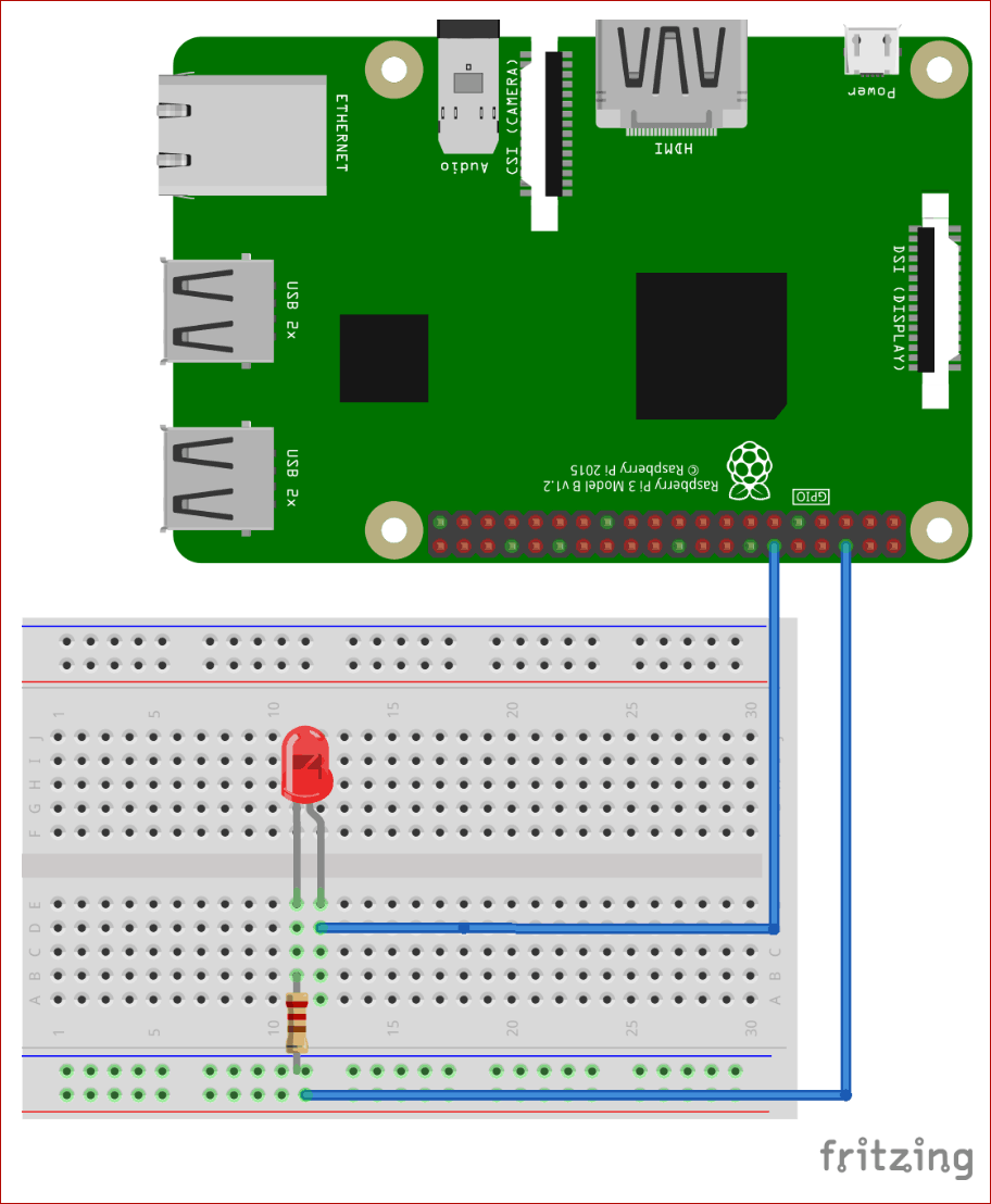 Raspberry Pi Circuit Diagram