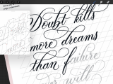 How To Use Procreate S Reference Feature For Calligraphy Ipad Calligraphy