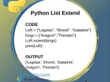 Python List Methods тлж Ipcisco