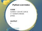 Python List Index How To Access List Items Index Method тлж Ipcisco