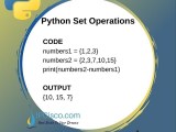 Python Set Operations Union Intersection Difference Methodsтлж Ipcisco