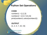 Python Set Operations Union Intersection Difference Methodsтлж Ipcisco
