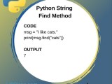 Python String Find тлж Ipcisco