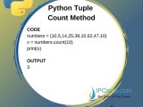 Python Tuple Methods Ipython Index Method Count Method тлж Ipcisco
