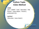 Python Tuple Methods Ipython Index Method Count Method тлж Ipcisco