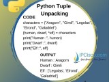 Python Tuple Unpacking Extract The Values Back Into Variables тлж Ipcisco