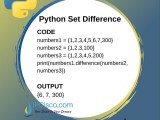 Python Set Difference How To Find Uncommon Items Of Sets тлж Ipcisco