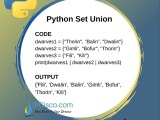 Python Set Union How To Use Python Union Method тлж Ipcisco