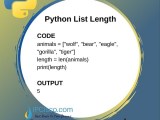 Python List Length How To Use Python Length Method тлж Ipcisco