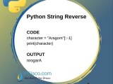 Python String Reverse Printing Reverse Of A String In Python тлж Ipcisco