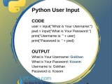 Python User Input User Input In Python тлж Ipcisco
