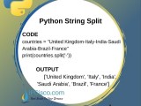Python String Split How To Split A String In Python тлж Ipcisco
