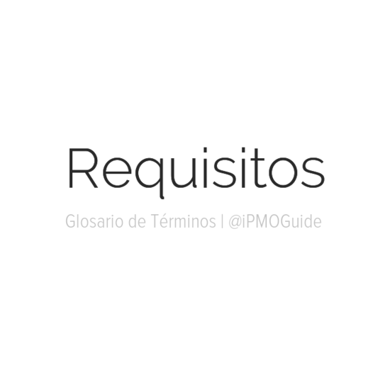 Requisitos - iPMOGuide