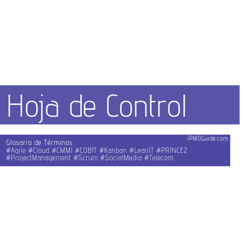 Hoja de Control - iPMOGuide