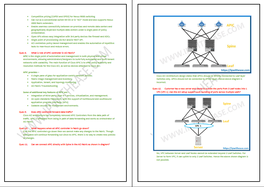 NEXUS ACI Interview Questions & Answers - IP With Ease
