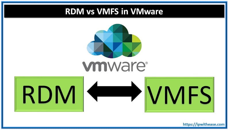 Features Evaluation: RDM vs VMFS in VMware - IP With Ease