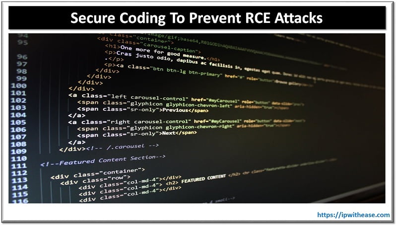How Secure Coding Can Help Prevent Remote Code Execution (RCE) Attacks? - IP With Ease