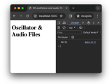 Oscillators And Audio Files Web Audio Tutorials