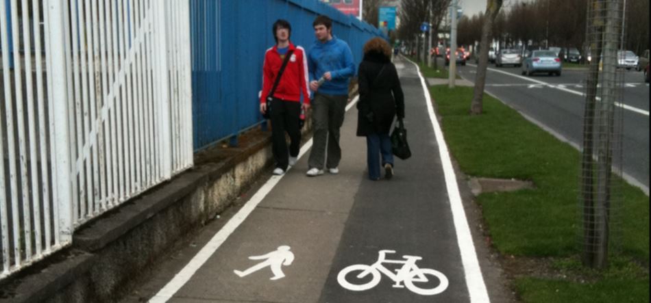 IrishCycle.com -- Shared paths