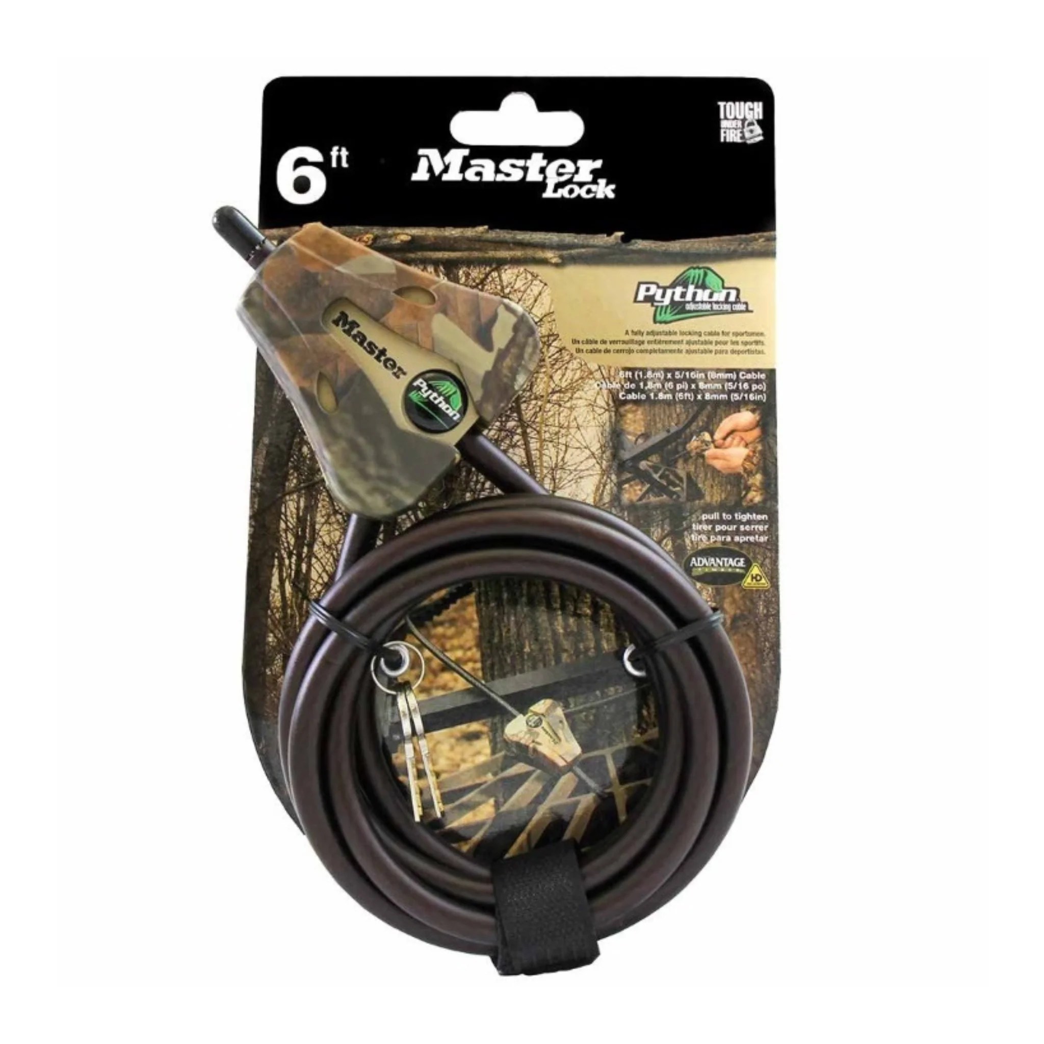 Masterlock Python Cable Ironsightoutdoors