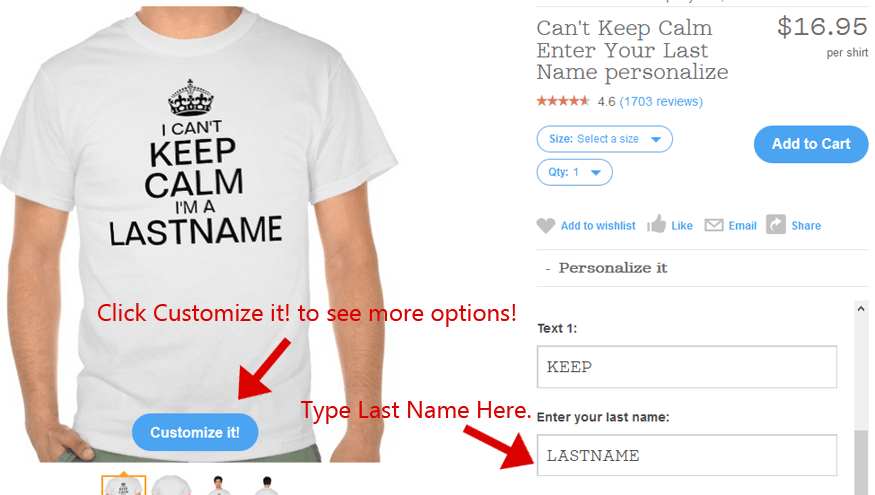 How To Personalize and Customize a Shirt - Irony Designs Fun Shop ...