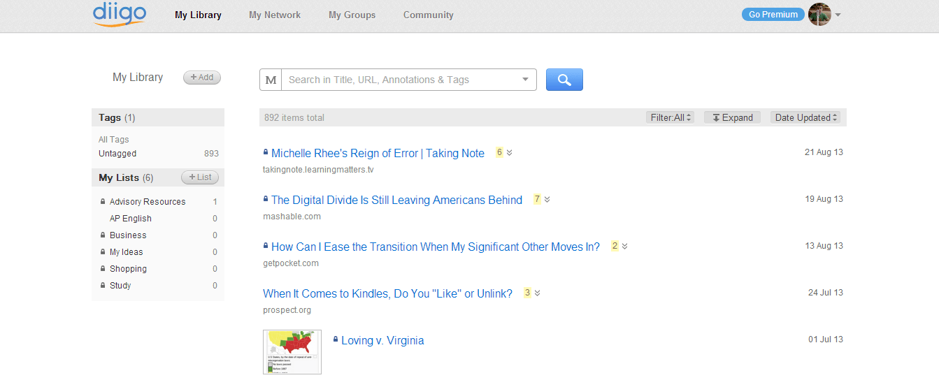 The new Diigo is a major improvement - Iserotope