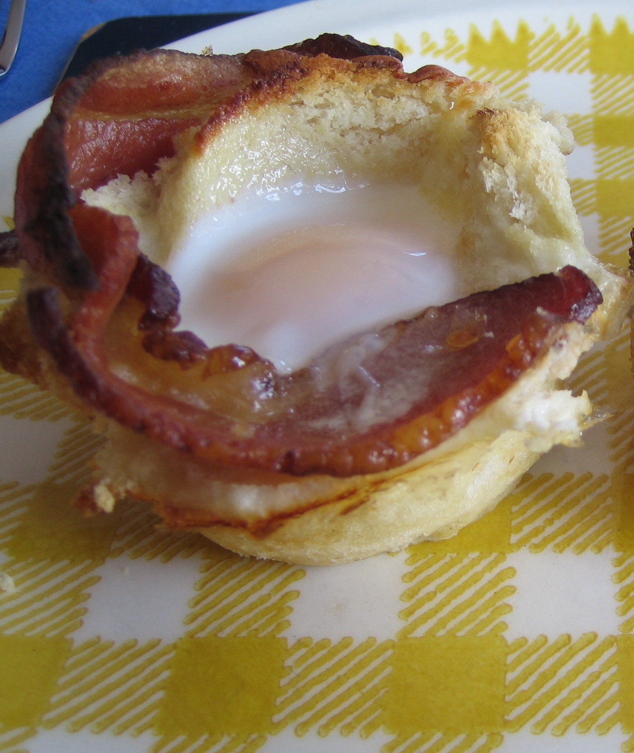 Bacon, Egg And Toast Cups. Yucky Slime Of The Listening Kind. | I Sing ...