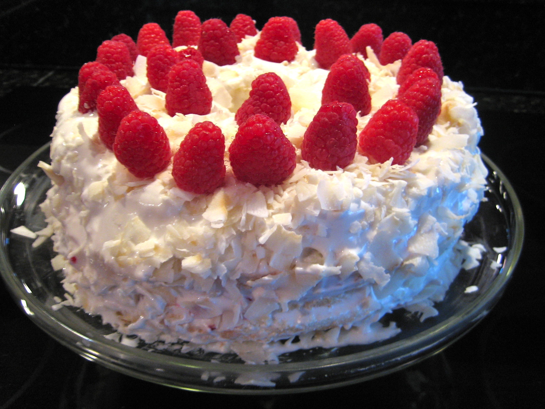 Coconut Raspberry Angel Food Cake. The Angelic Voice Of William Hut ...