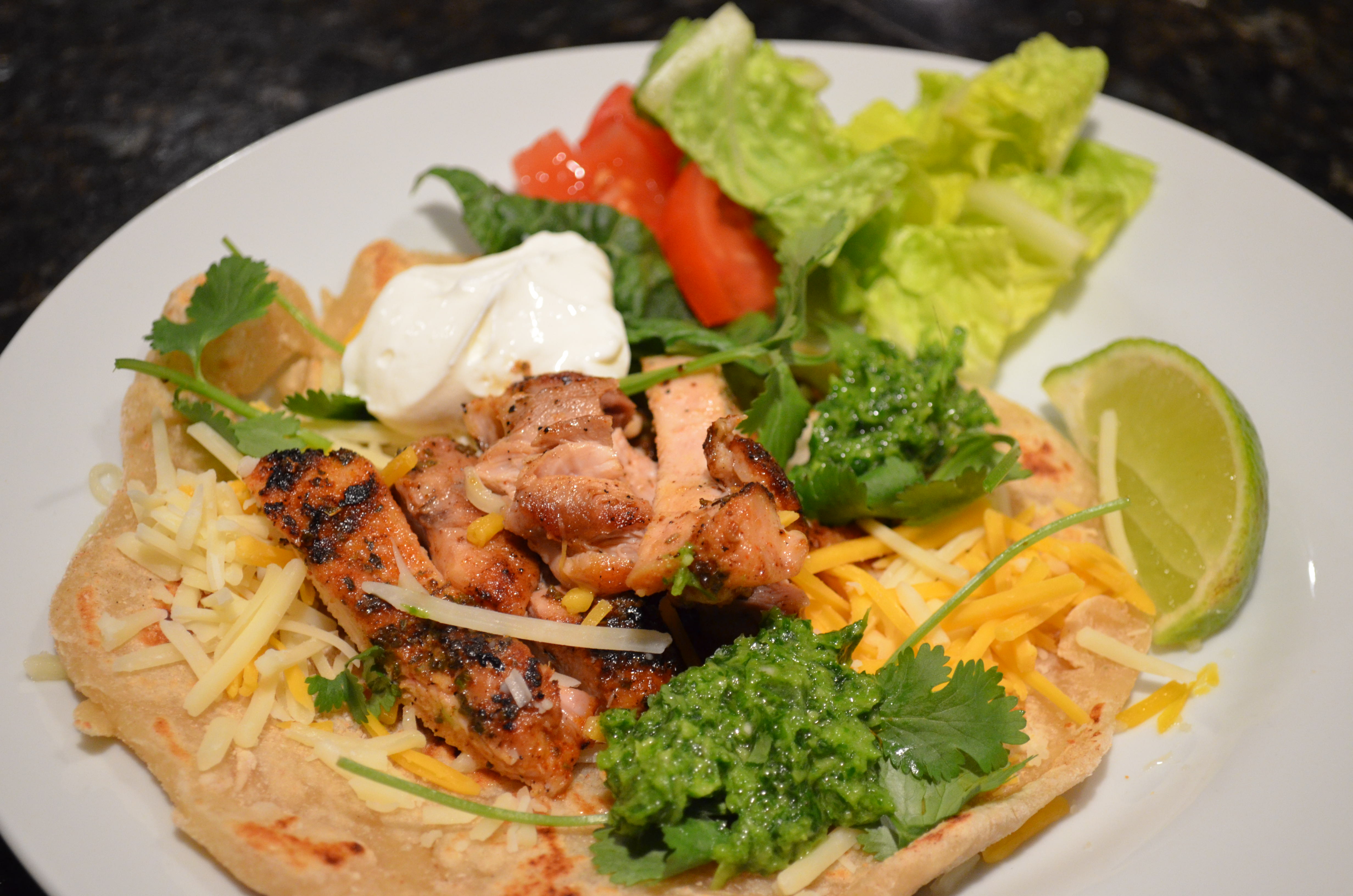 Grilled Chicken Tacos With Salsa Verde | I Sing In The Kitchen