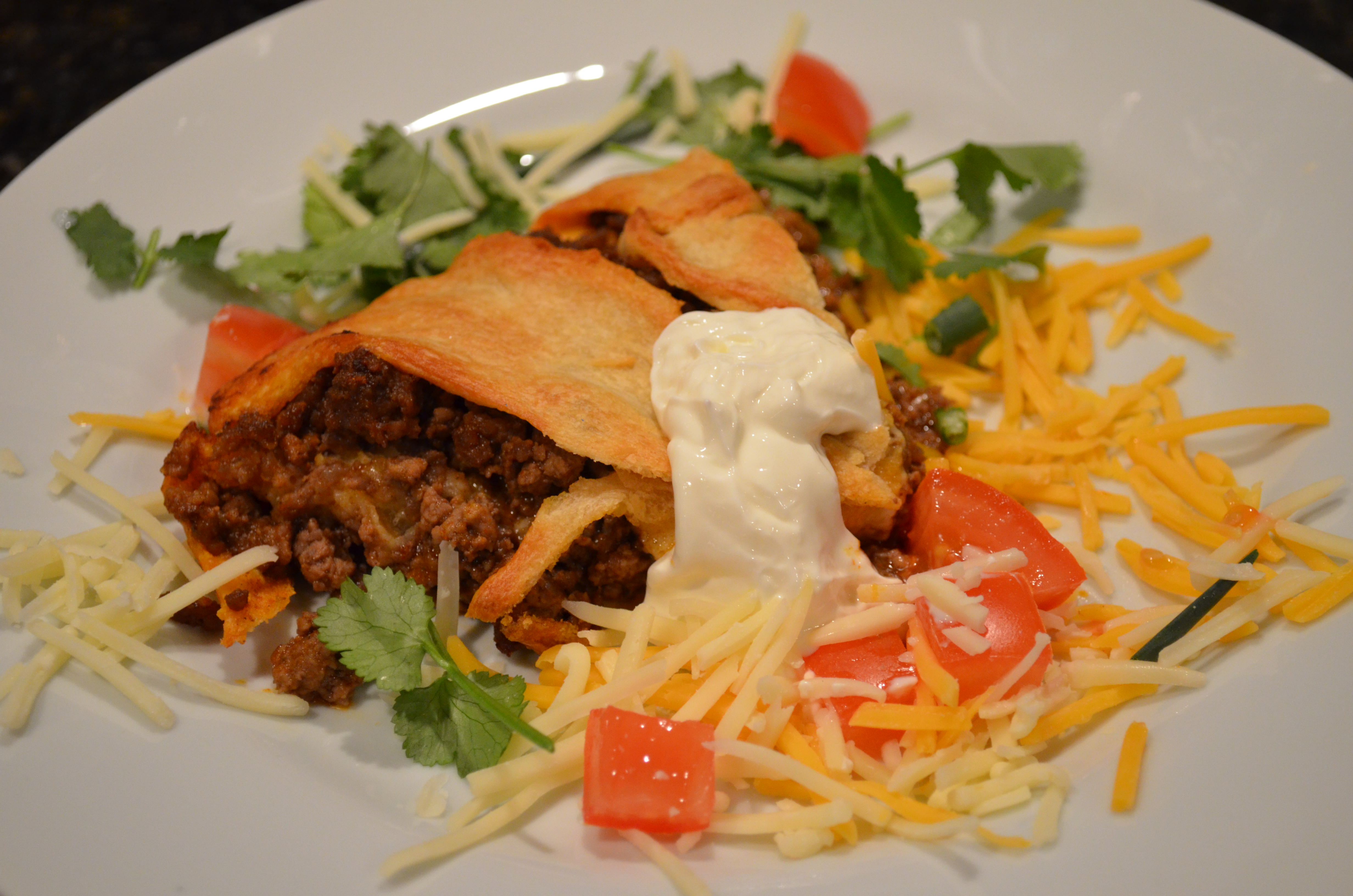 Beef Taco Ring | I Sing In The Kitchen