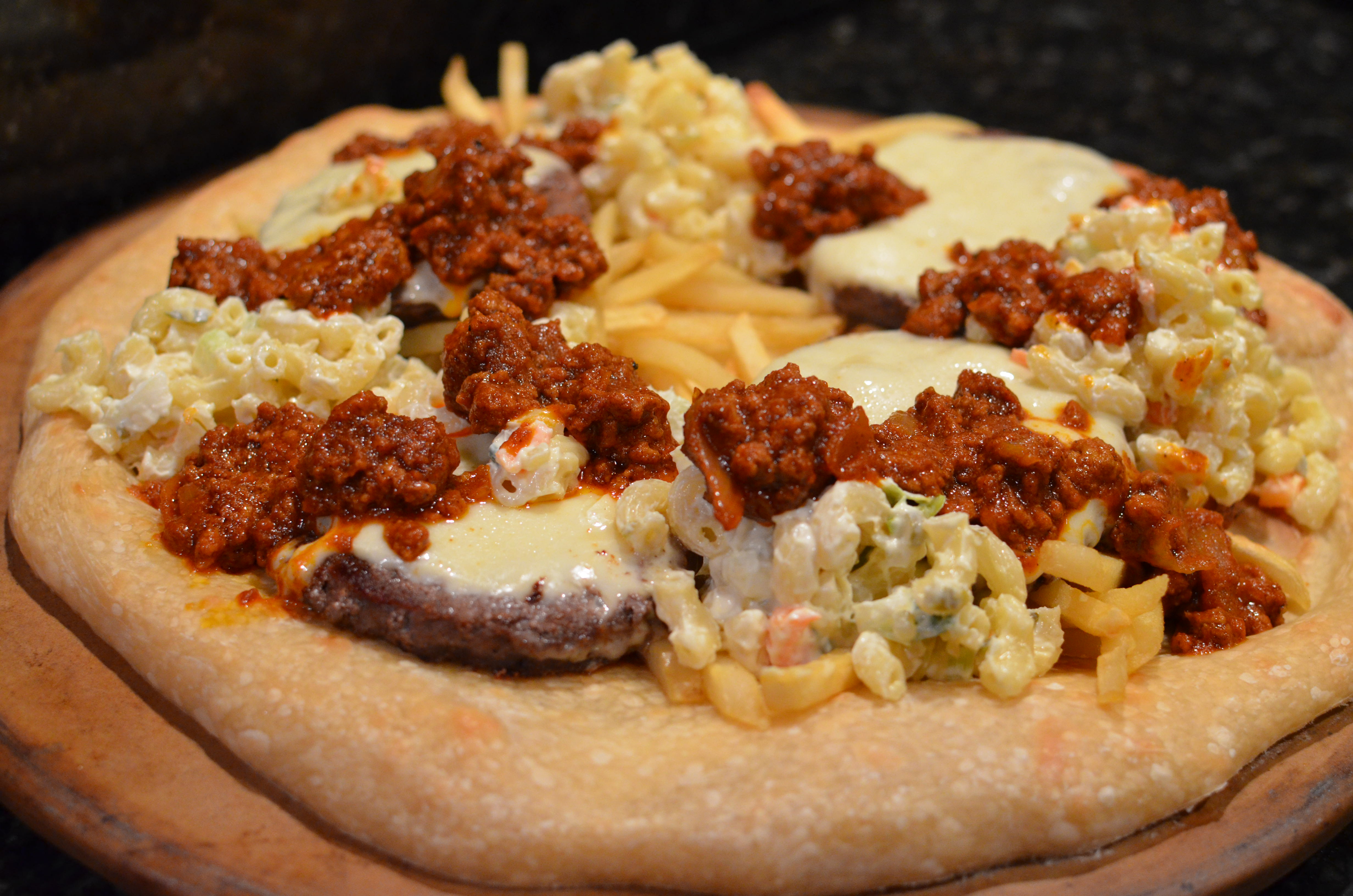 Nick Tahou Inspired Garbage Plate Pizza | I Sing In The Kitchen