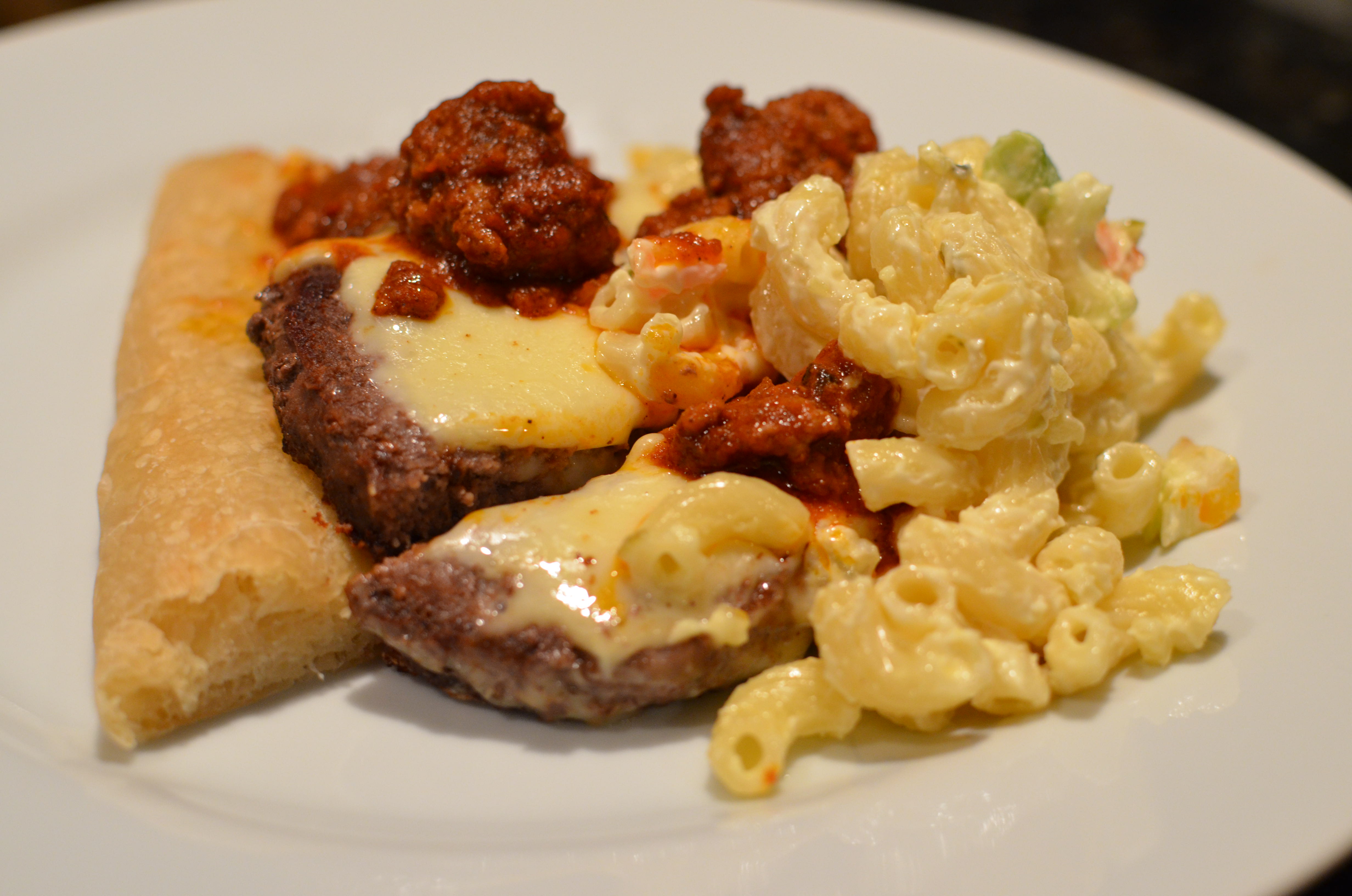 Nick Tahou Inspired Garbage Plate Pizza | I Sing In The Kitchen